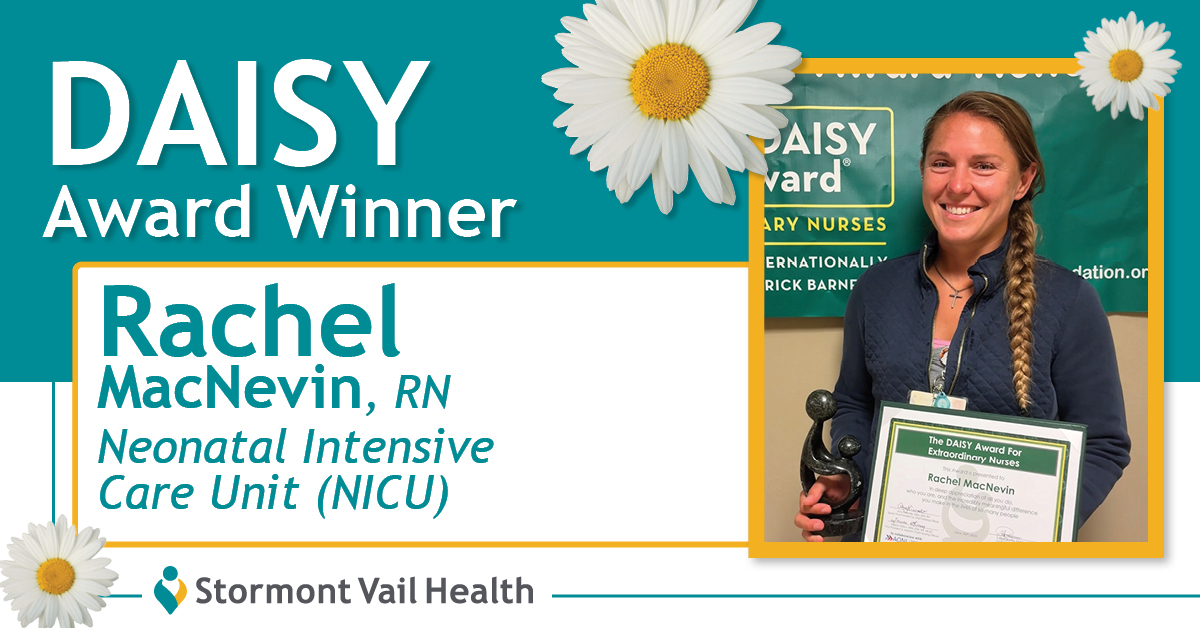 We Celebrate Rachel MacNevin, DAISY Award Winner - Stormont Vail Health