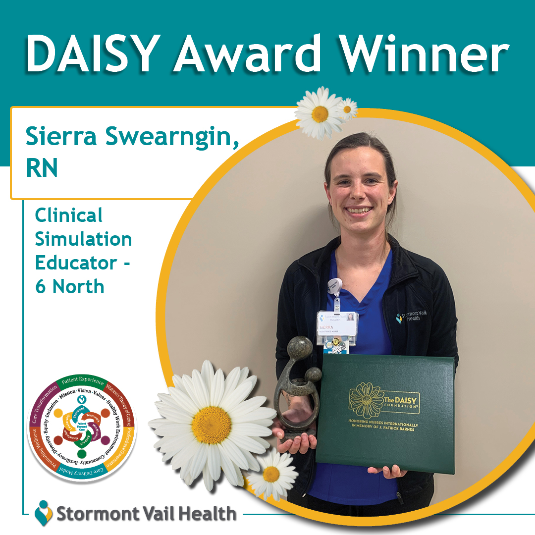 We Celebrate Sierra Swearngin, RN, DAISY Award Recipient - Stormont ...